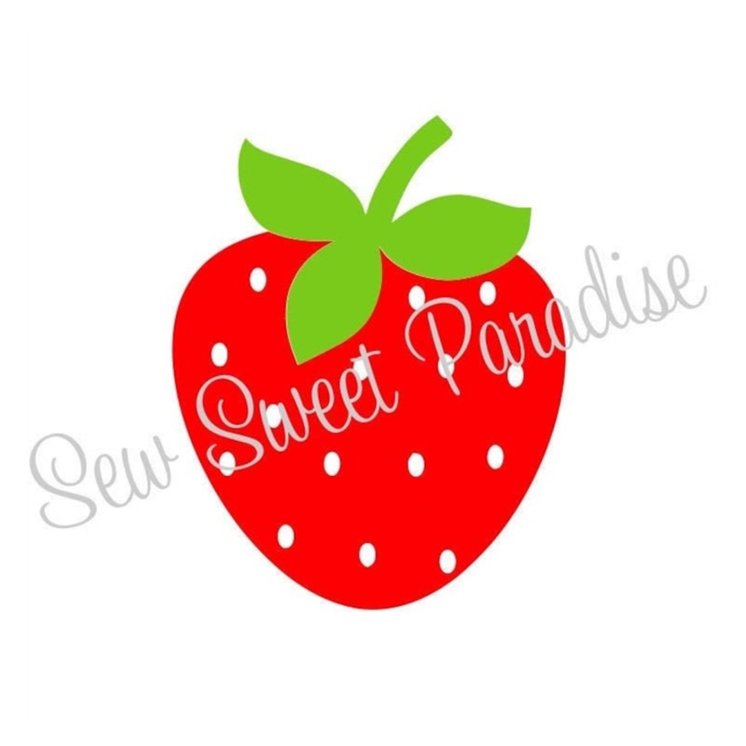 Strawberry SVG, Fruit SVG, Digital Download, Cut File, Subli | Inspire ...