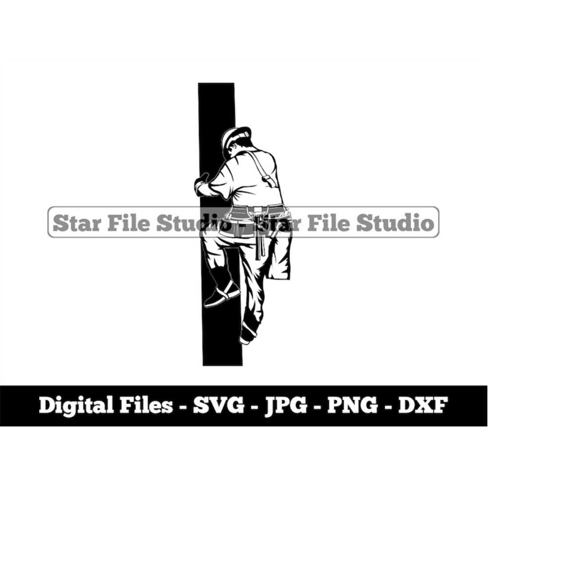 Lineman Climbing Svg, Lineman Svg, Lineworker Svg, Lineman P | Inspire ...