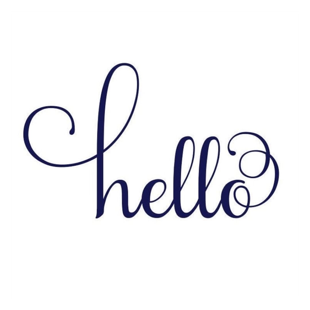 Hello Sign SVG, Hello Door Sign SVG, Welcome SVG, Digital Do | Inspire ...