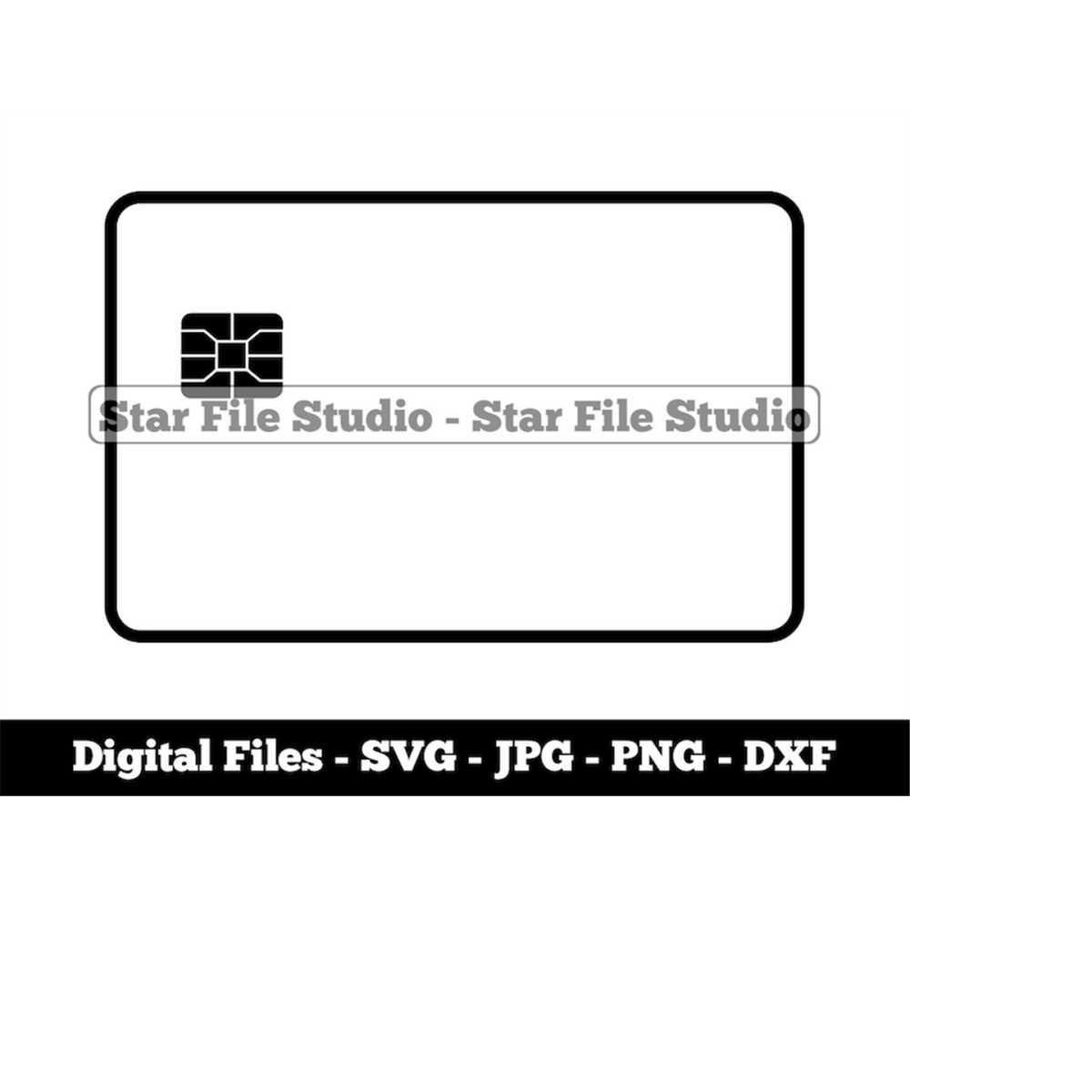 Debit Card Empty Template 2 Svg, Debit Card Svg, Credit Card - Inspire ...
