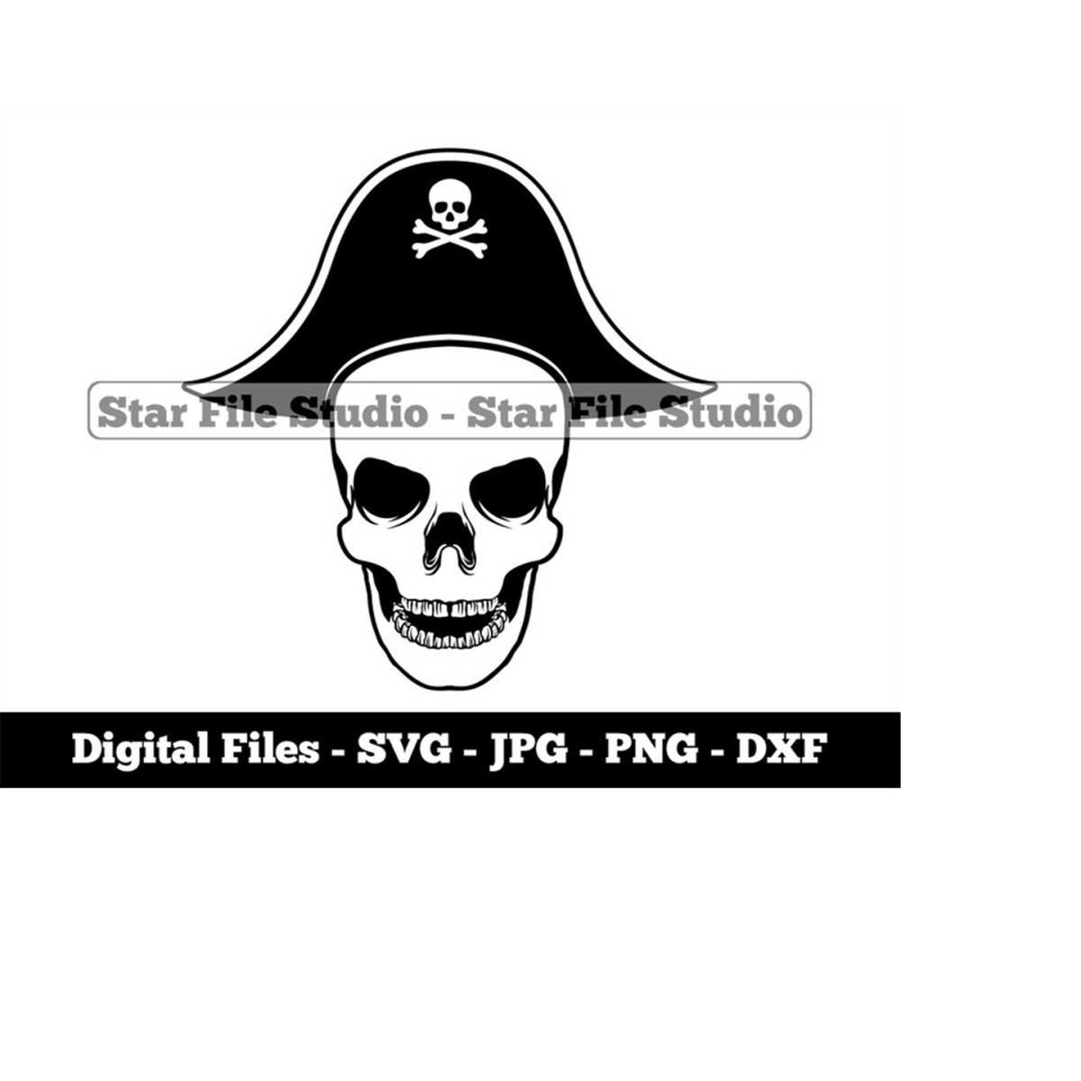 Pirate Skull Svg, Pirate Svg, Skull Svg, Pirate Png, Pirate - Inspire ...
