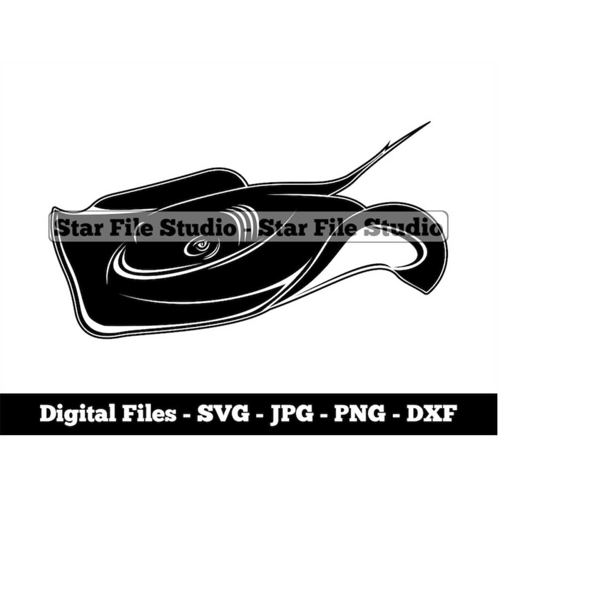 Stingray 2 Svg, Ray Svg, Fish Svg, Stingray Png, Stingray Jp - Inspire ...