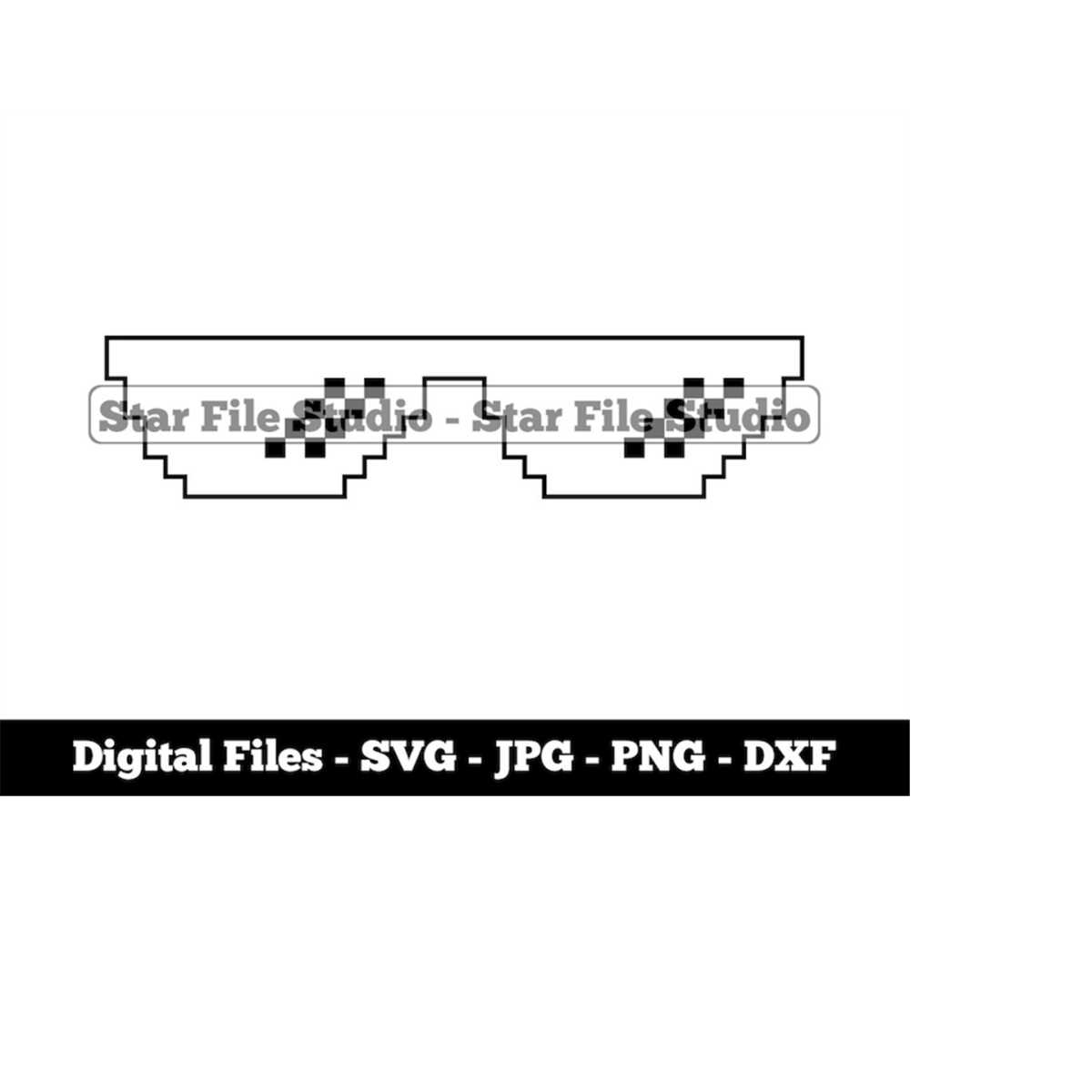 Meme Sunglasses Outline Svg Meme Sunglasses Svg Sunglasses Inspire Uplift