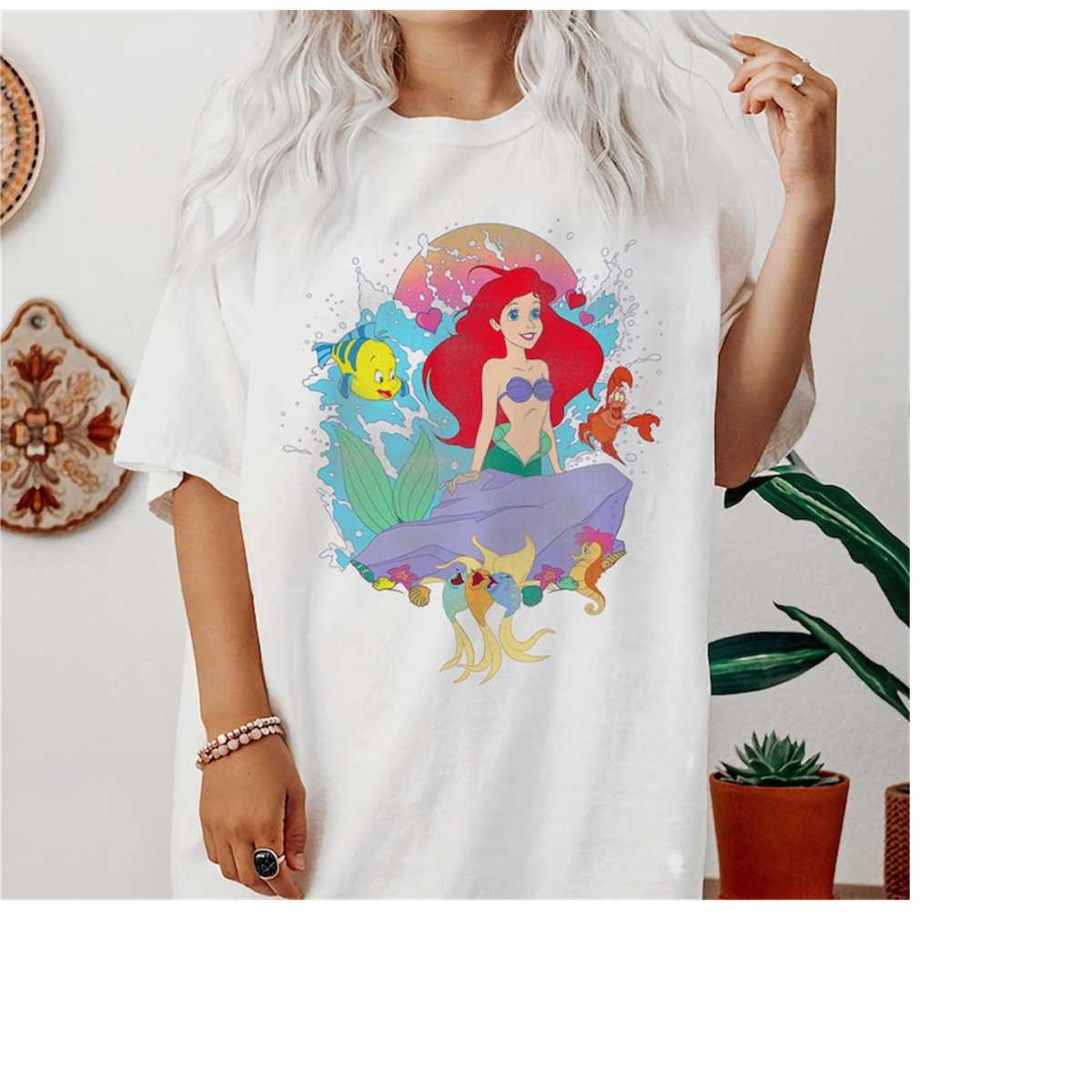 Disney Ariel Princess The Little Mermaid Ariel Splash Shirt, | Inspire ...