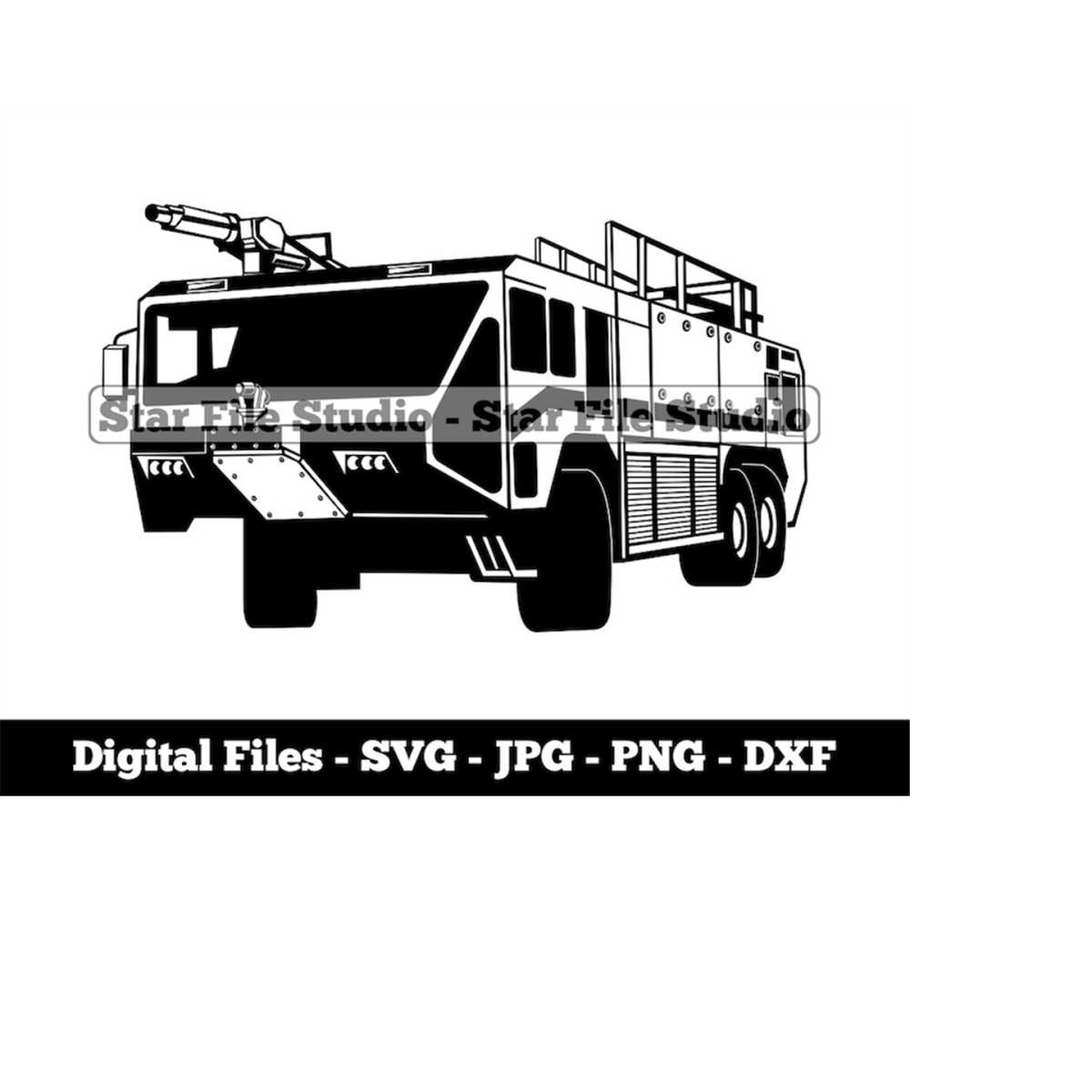 Aircraft Rescue 2 Svg, ARFF Truck Svg, Airport Rescue Svg, F - Inspire ...