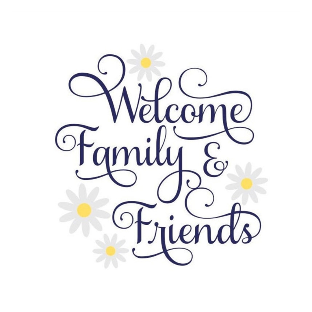 Welcome Sign SVG, Welcome Family & Friends SVG, Welcome SVG, | Inspire ...