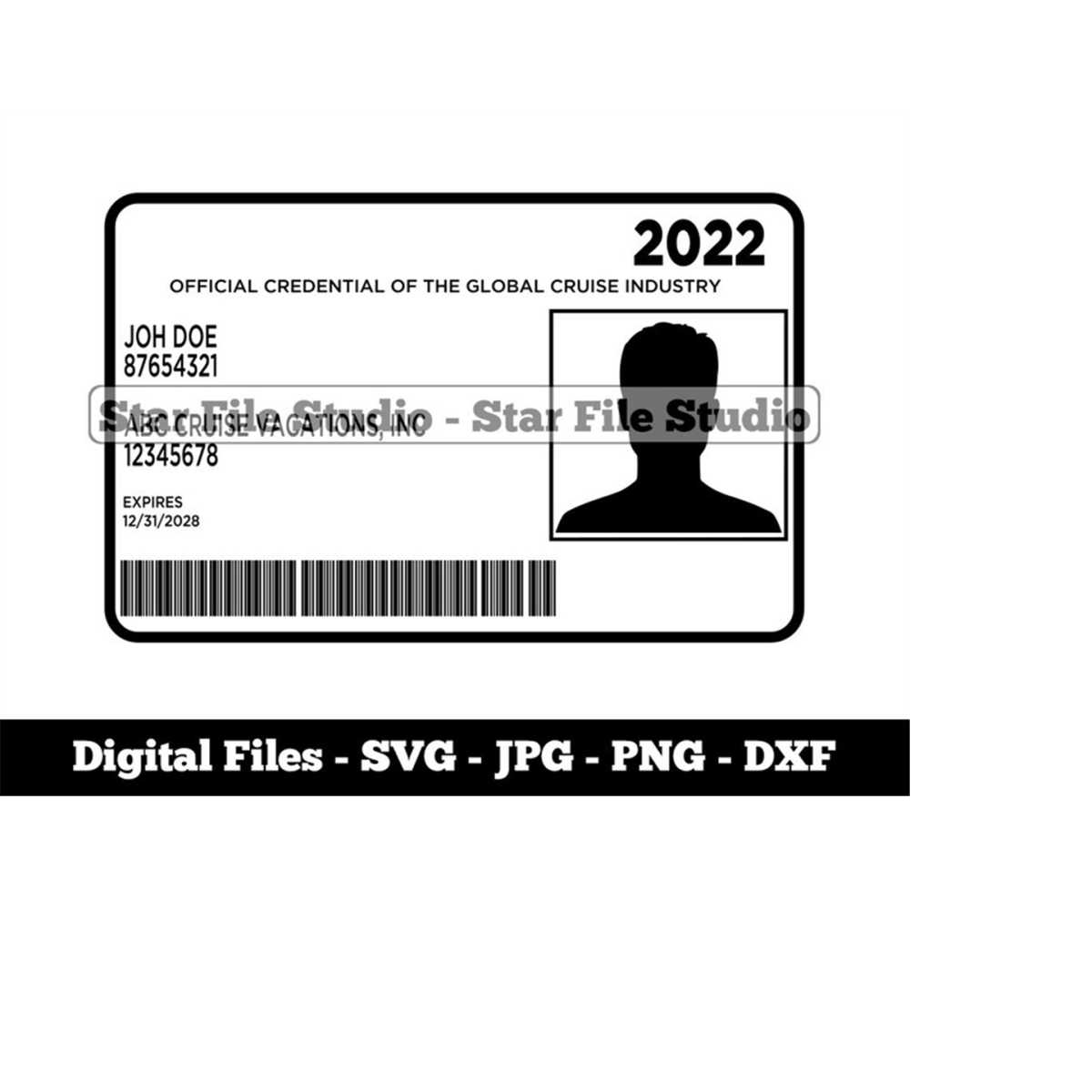 Cruise Agent Template 2 Svg, Cruise Ship Svg, Embarc ID Svg, | Inspire ...