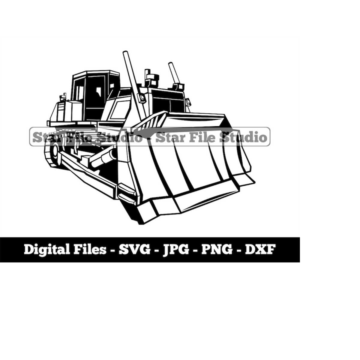 Bulldozer 2 Svg, Bulldozer Svg, Dozer Svg, Heavy Equipment S | Inspire ...