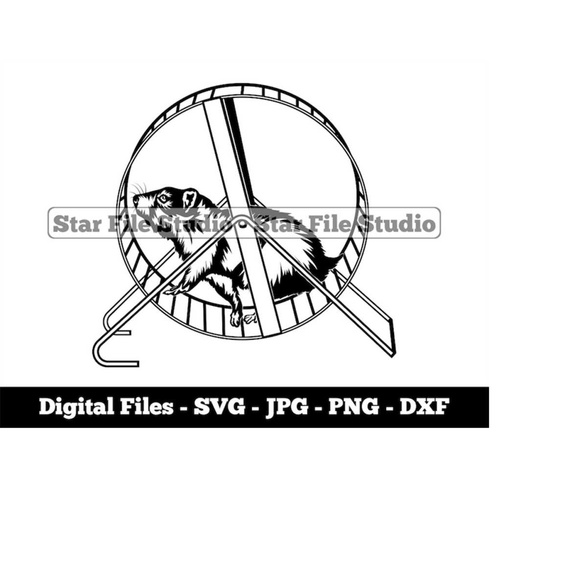 Hamster In Treadwheel Svg, Rat Svg, Treadwheel Svg, Hamster - Inspire ...