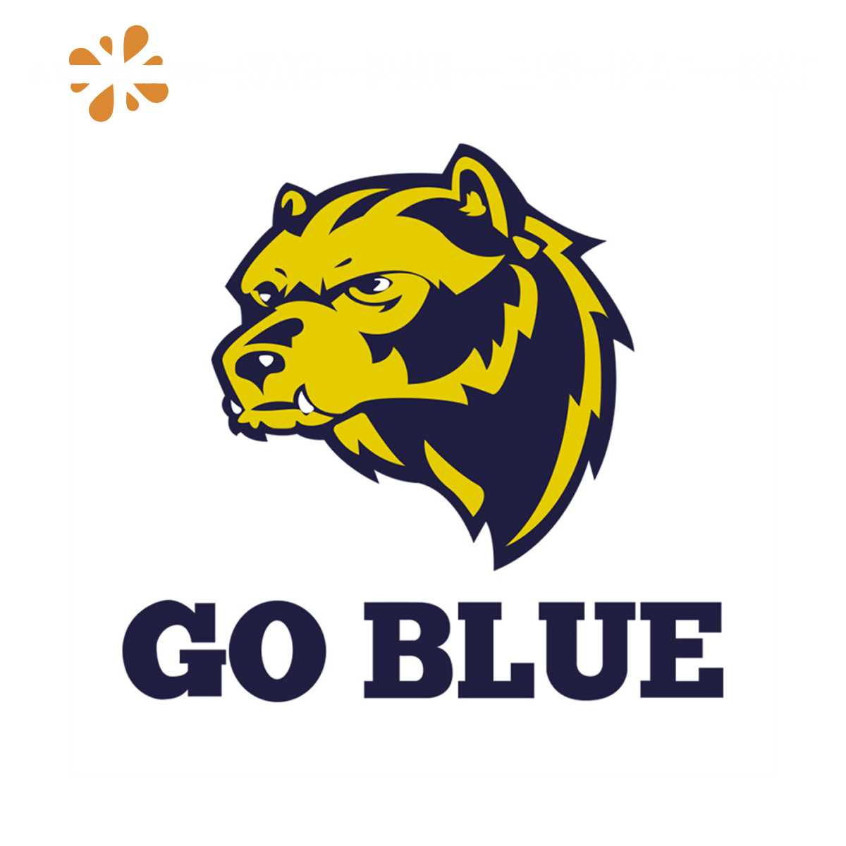 go blue M tiger svg | Inspire Uplift