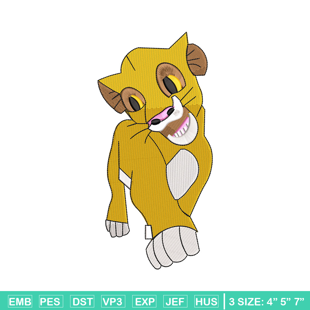 Lion child embroidery design, Lion king embroidery, Emb desi | Inspire ...