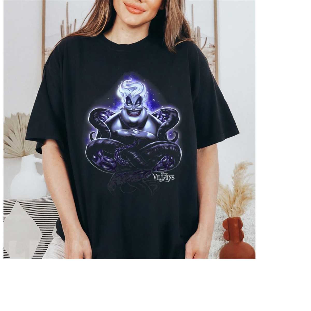 Disney Villains Ursula Dark Portrait Shirt, The Little Merma | Inspire ...