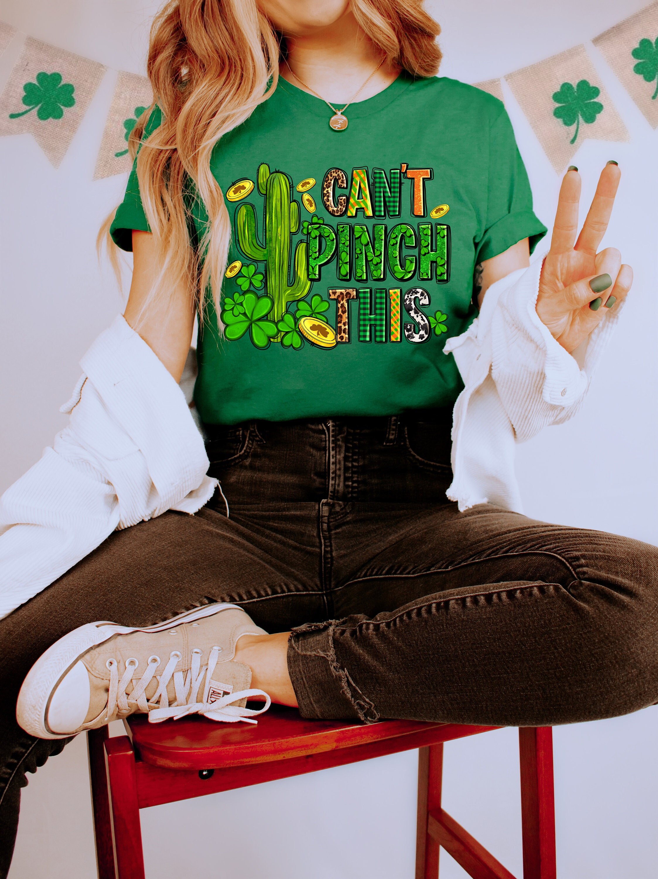 Can't Pinch This Cactus Shirt, St Patrick's Day Shirt, Shamr | Inspire ...