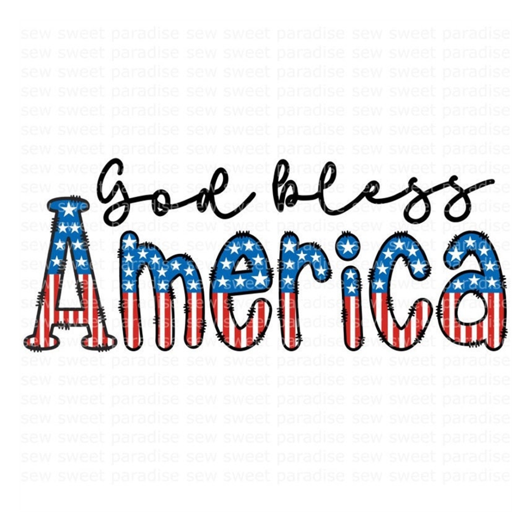 God Bless America PNG, 4th of July PNG, Patriotic, America, | Inspire ...