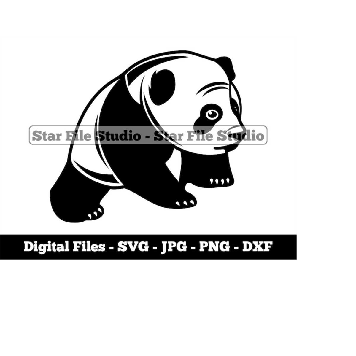 panda svg - Inspire Uplift