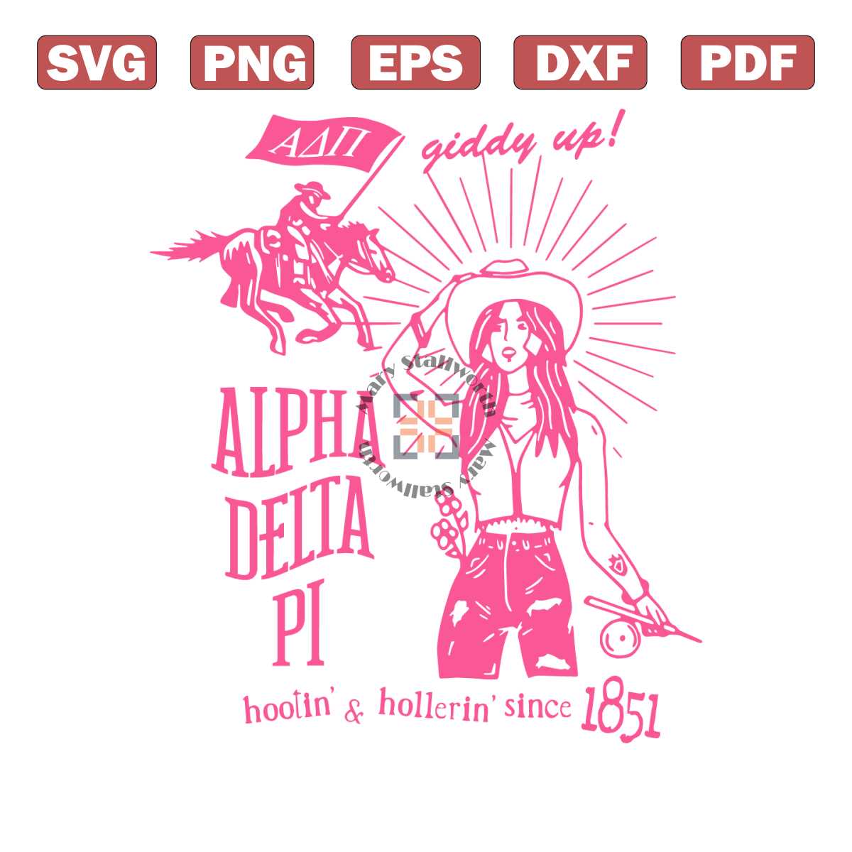 ADPi Alpha Delta Pi International Panhellenic Sorority SVG F | Inspire ...