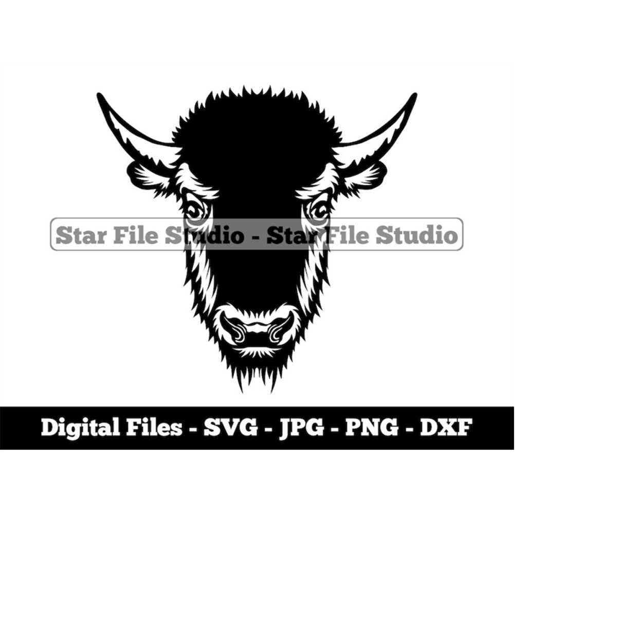 Bison Head Svg, Bison Mascot Svg, Bison Svg, Bison Png, Biso - Inspire ...
