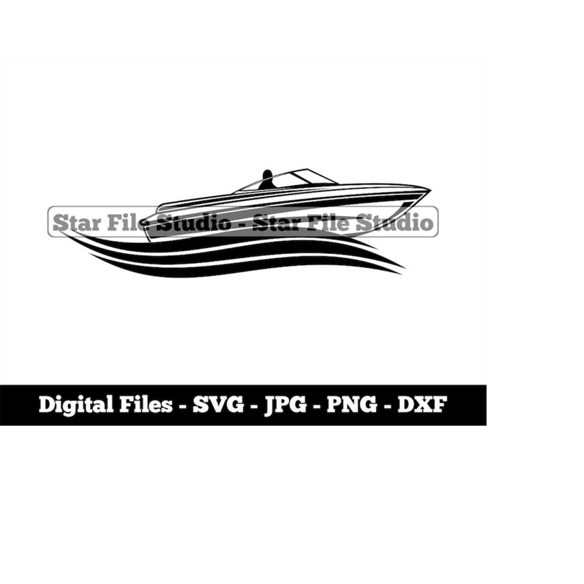 Speed Boat Logo Svg, Speed Boat Svg, Speedboat Svg, Motor Bo | Inspire ...