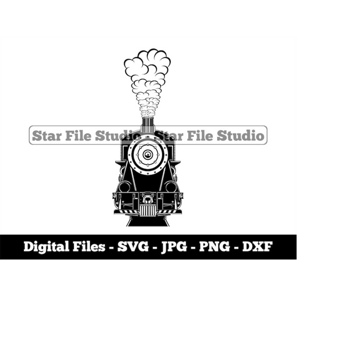 Steam Train Logo Svg, Steam Engine Svg, Locomotive Svg, Png, - Inspire ...