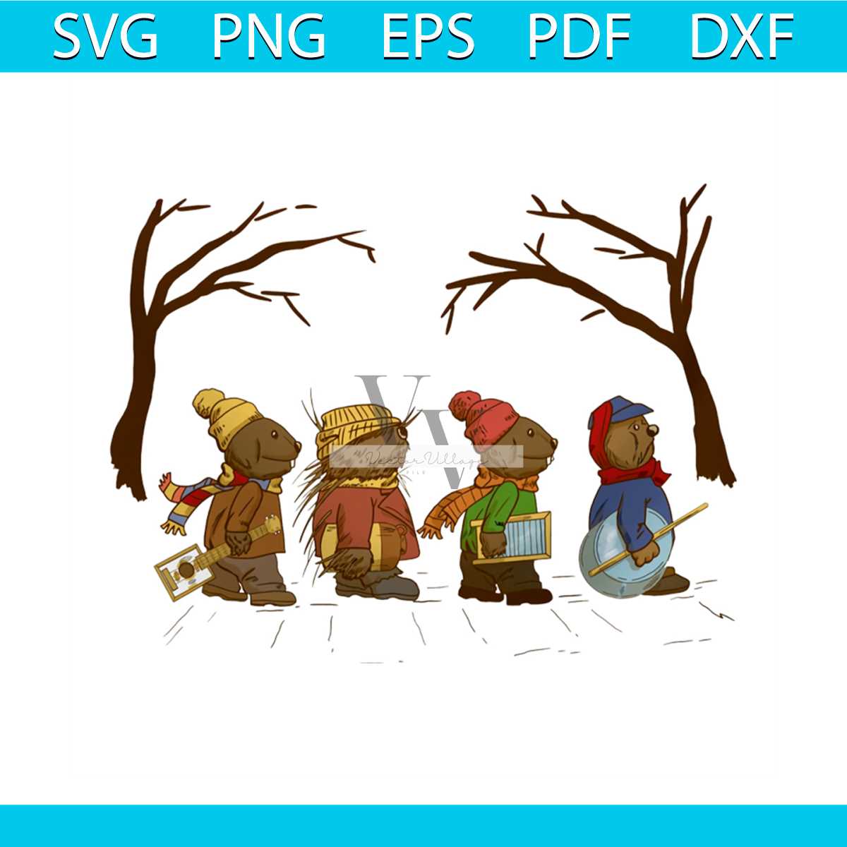 Jug Band Road Emmet Otters Jug Band Christmas Svg, Christmas | Inspire ...