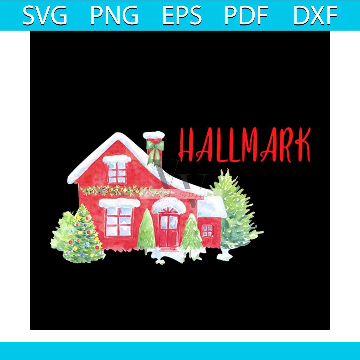 Hallmark Svg, Christmas Svg, Home Svg, Pinetree Svg, Merry C | Inspire ...