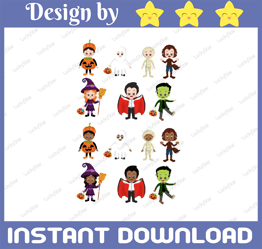 Halloween Bundle PNG, Halloween Png, Characters,Halloween cl | Inspire ...
