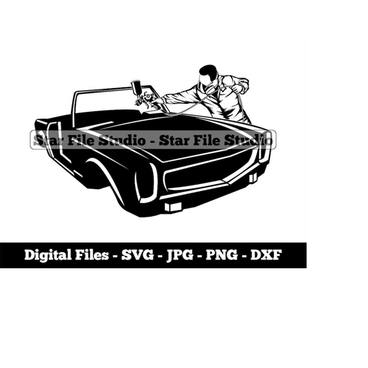 Car Painting Svg, Automotive Painter Svg, Car Painter Svg, S - Inspire ...