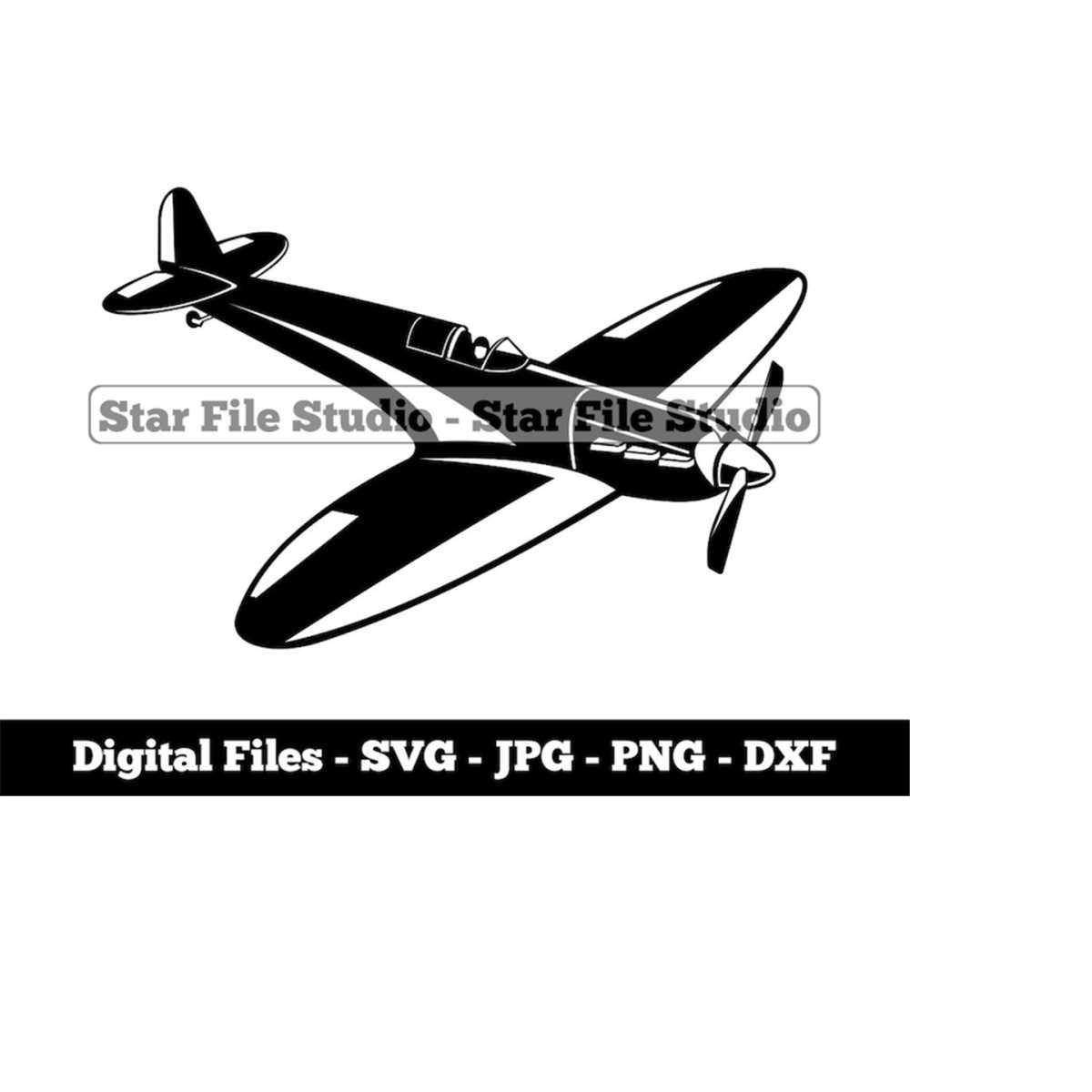 World War 2 Aircraft 4 Svg, WW2 Airplane Svg, World War 2 Ai - Inspire ...