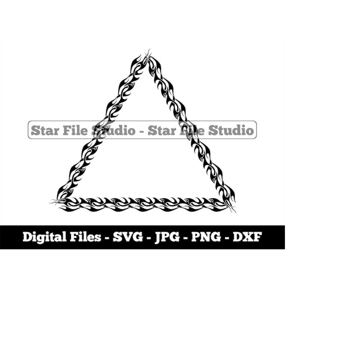 Flaming Triangle Svg, Flame Svg, Fire Svg, Triangle Svg, Fla - Inspire ...