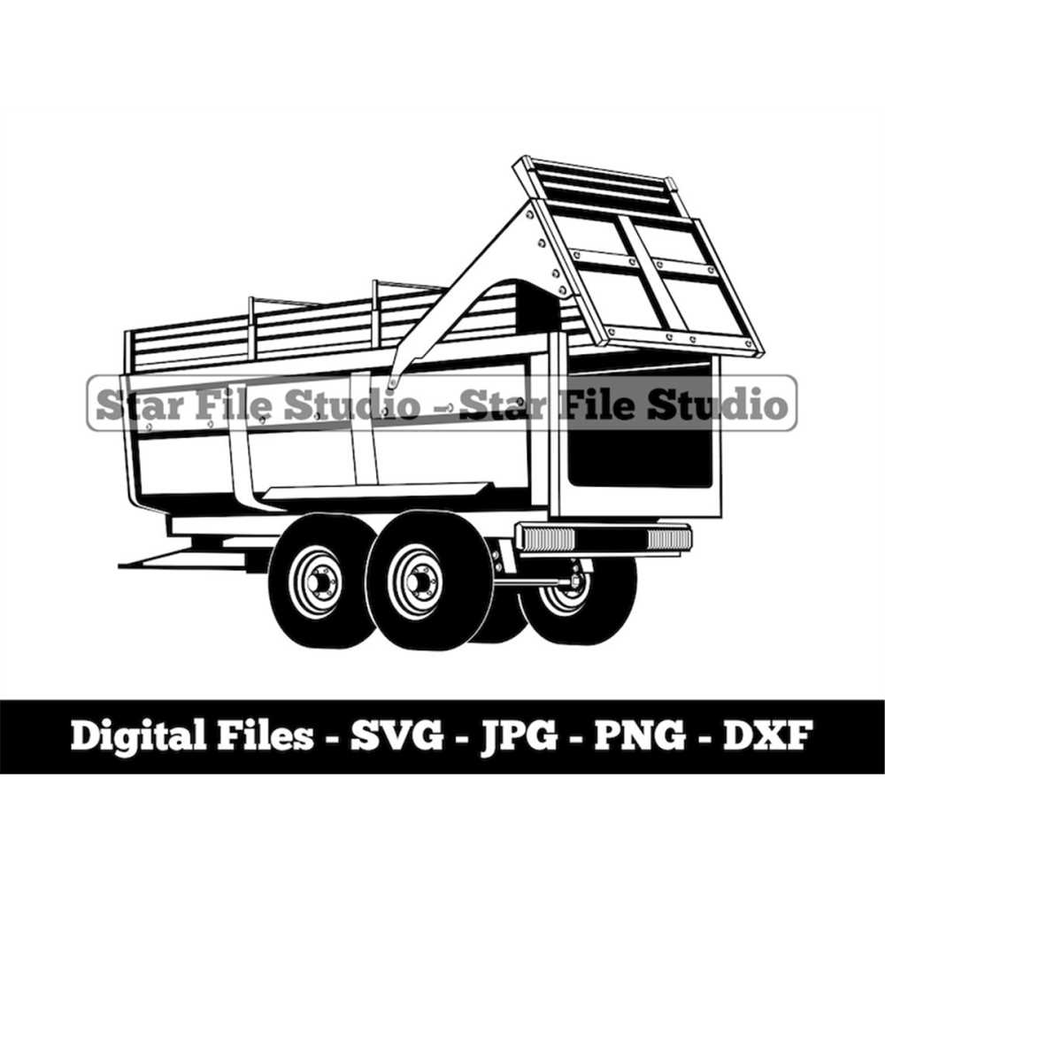 Agricultural Trailer Svg, Trailer Png, Trailer Jpg, Farming - Inspire ...