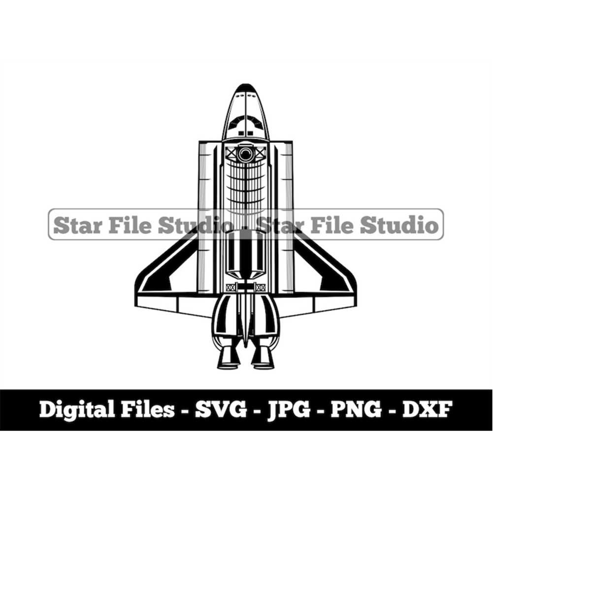 Spaceship Open Bay Svg, Rocketship Svg, Space Exploration Sv - Inspire ...