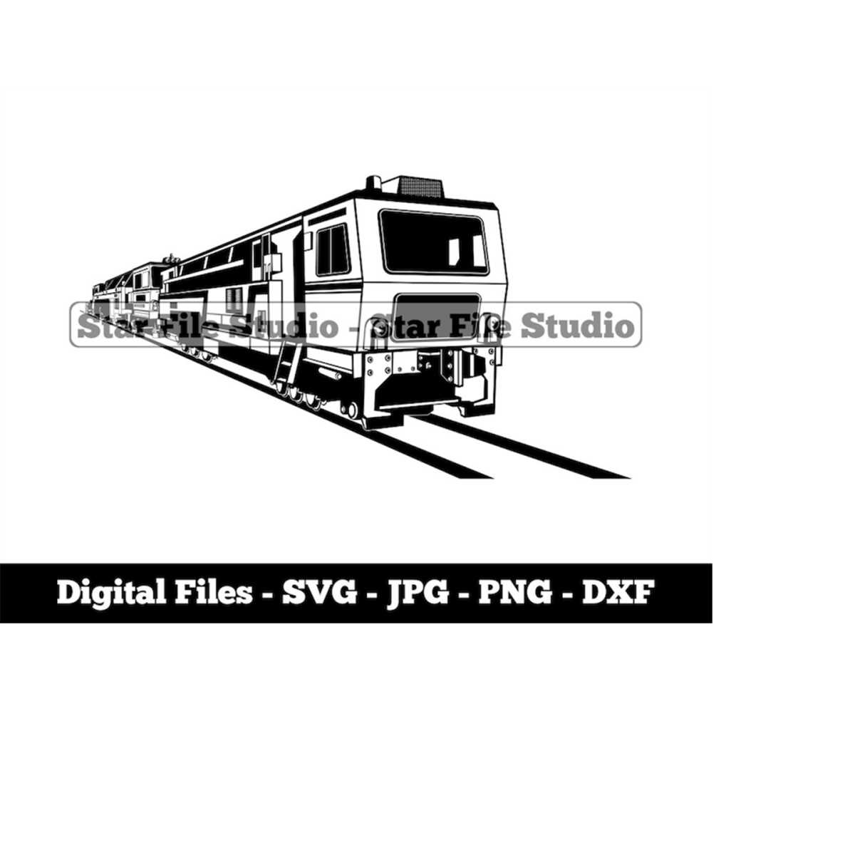 Railway Repair Train 2 Svg, Railway Repair Svg, Railroad Rep - Inspire ...