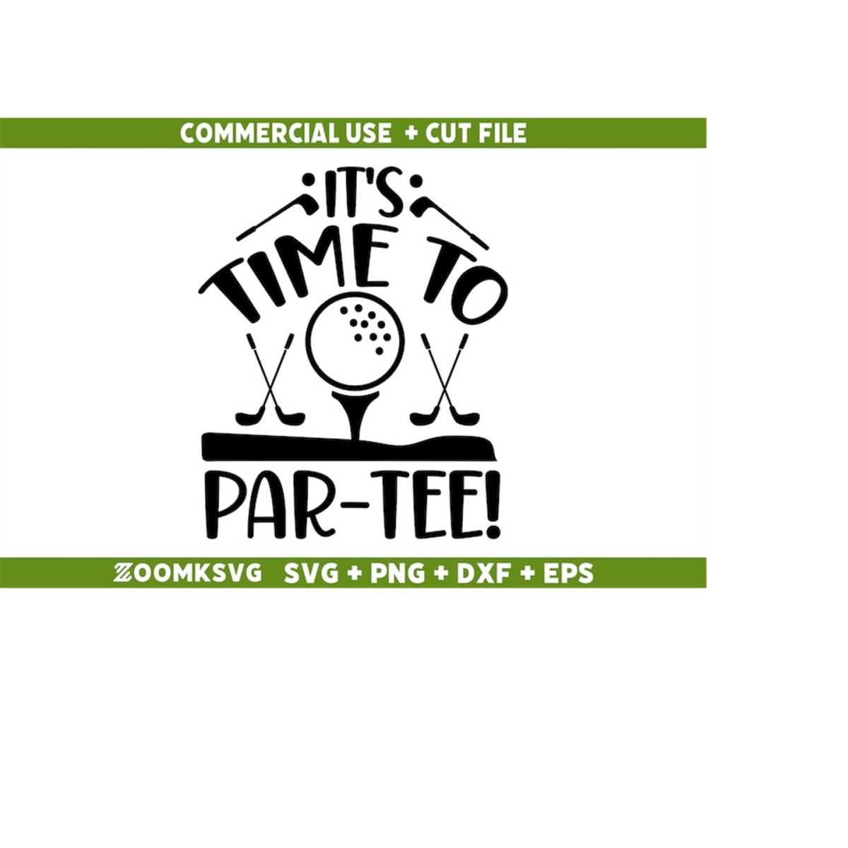 It's time to par-tee Svg, Golf Svg, Funny Golf SVG, Golf Mu | Inspire ...