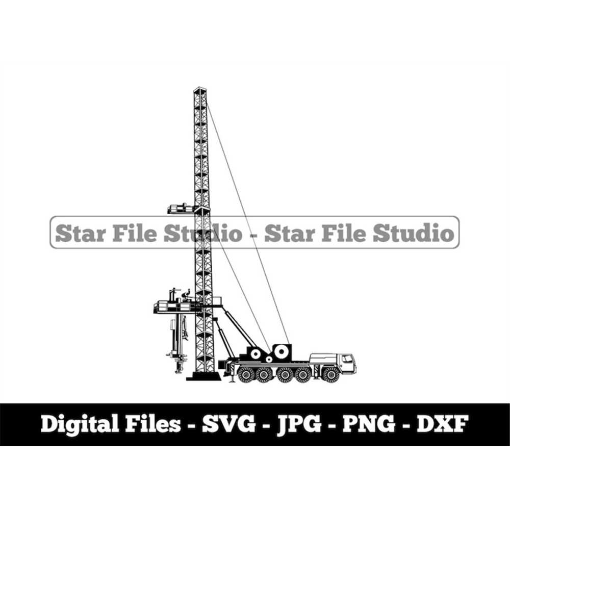 Workover Rig Svg, Oil Rig Svg, Drilling Svg, Workover Rig Pn - Inspire ...