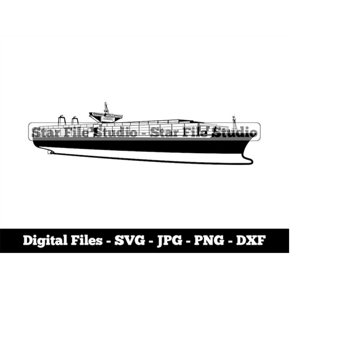 Container Ship 2 Svg, Shipping Svg, Ship Svg, Container Ship - Inspire ...