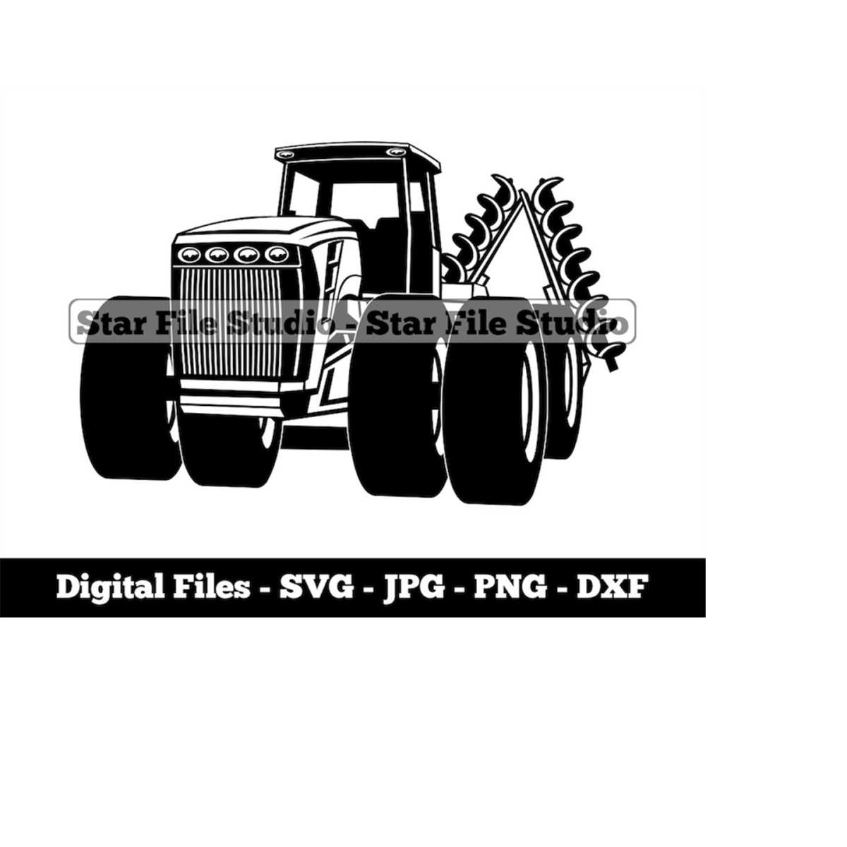 Tractor 3 Svg, Tractor Svg, Farmer Svg, Farming Svg, Tractor | Inspire ...