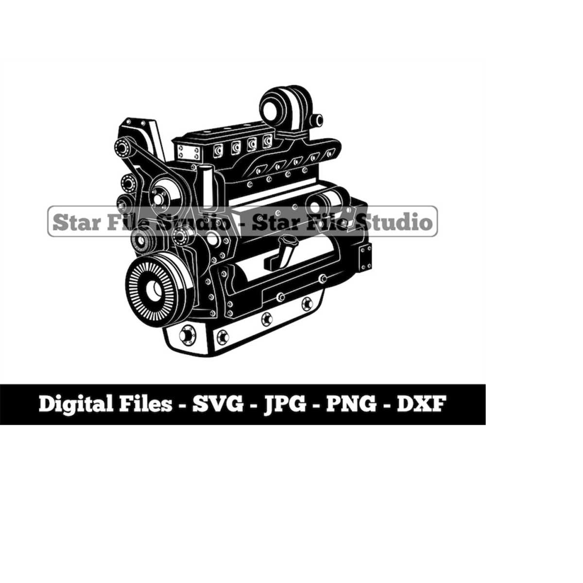 Diesel Engine 3 Svg, Diesel Engine Png, Diesel Engine Jpg, E | Inspire ...