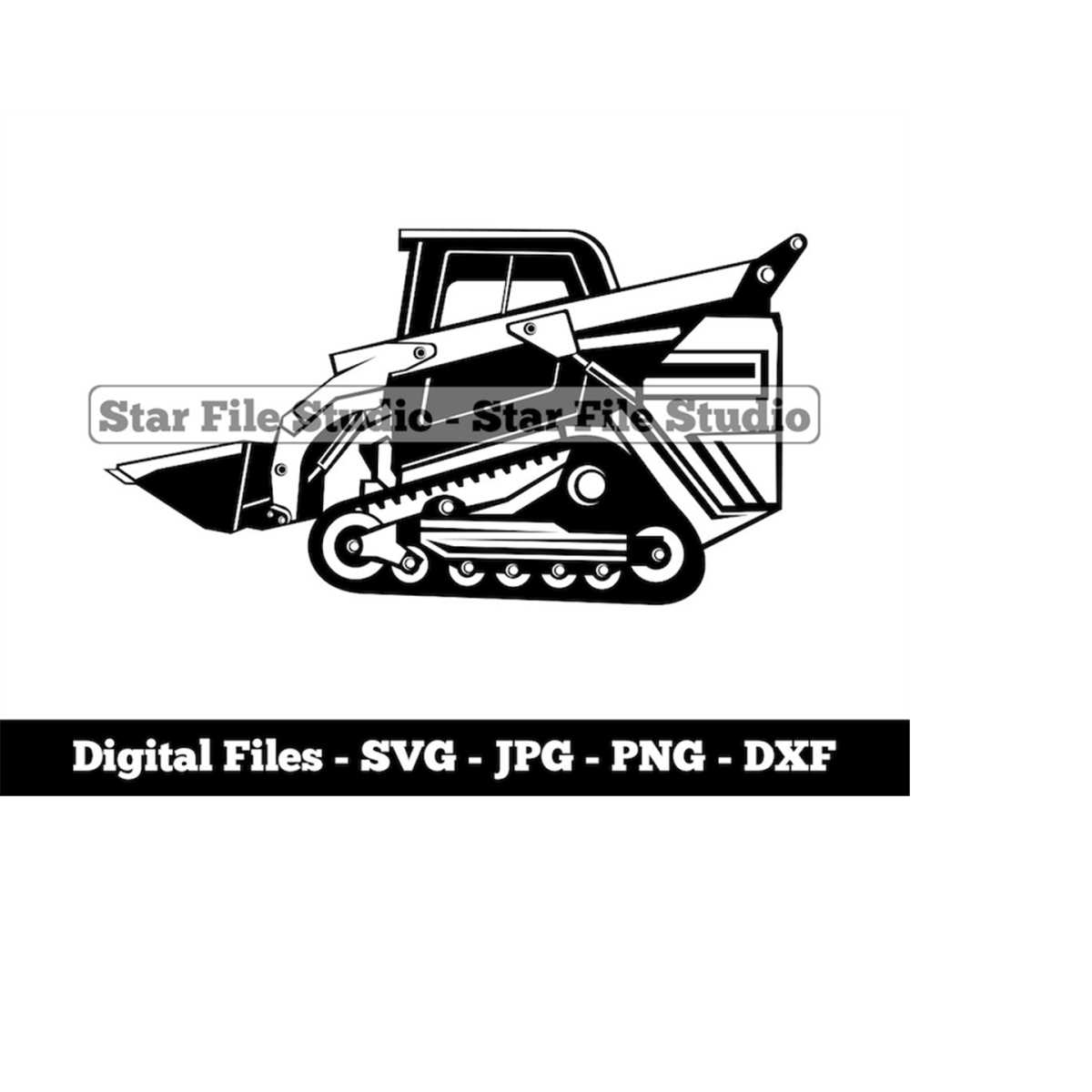 Track Skid Steer Svg, Track Skid Steer Svg, Heavy Equipment - Inspire ...