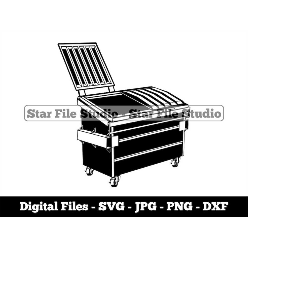 Garbage Dumpster Svg, Waste Svg, Trash Svg, Dumpster Png, Du - Inspire ...