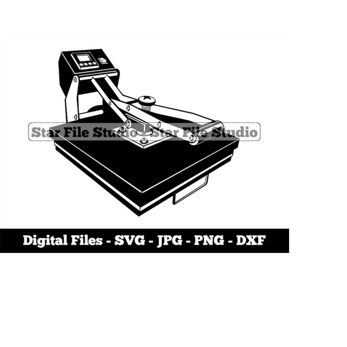 T-Shirt Printing 3 Svg, Heat Press Machine Svg, Print On Dem | Inspire ...