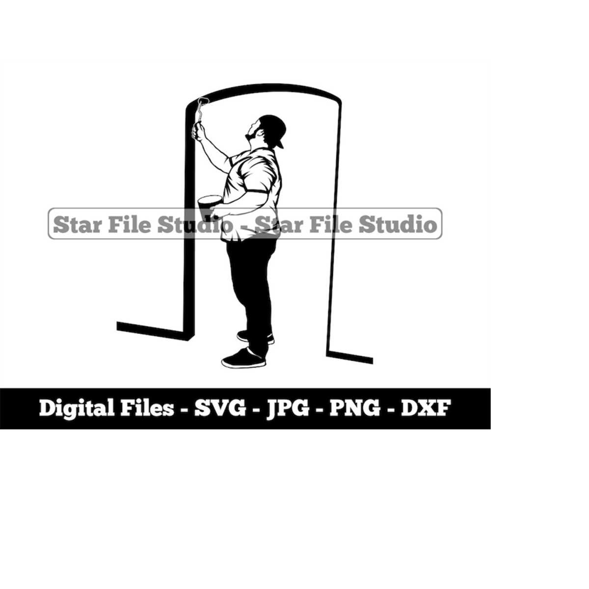 Painter 2 Svg, Painter Svg, Painting Svg, Painter Png, Paint - Inspire ...