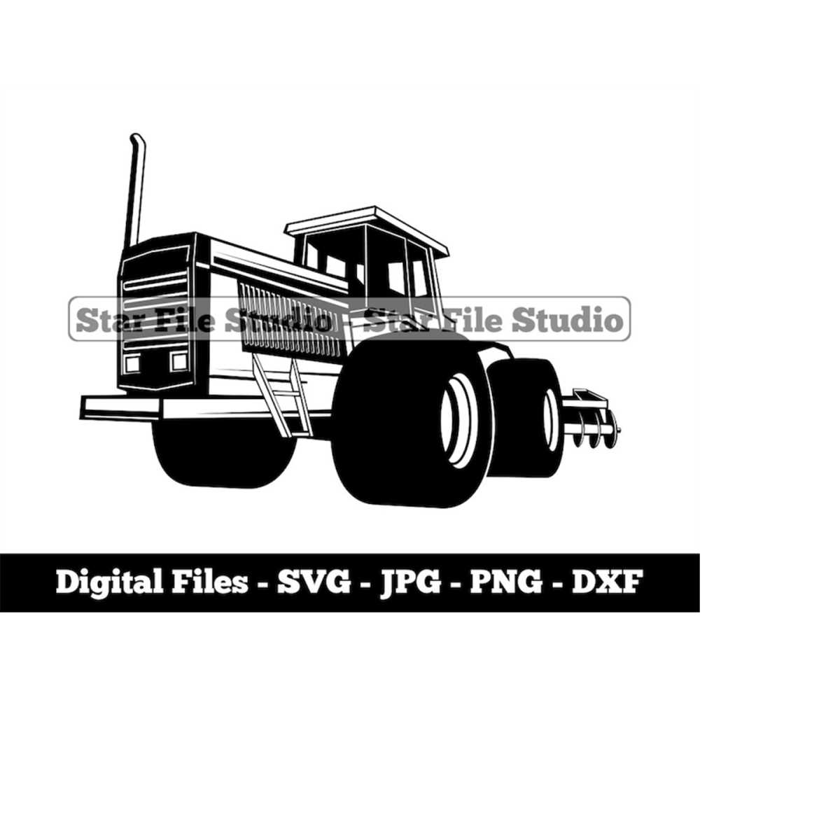 Tractor 4 Svg, Tractor Svg, Farmer Svg, Farming Svg, Tractor - Inspire ...