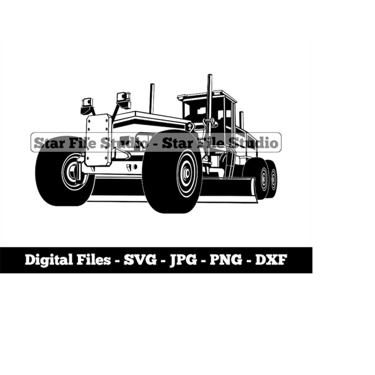 Motor Grader Svg, Grader Machine Svg, Heavy Equipment Svg, M - Inspire ...