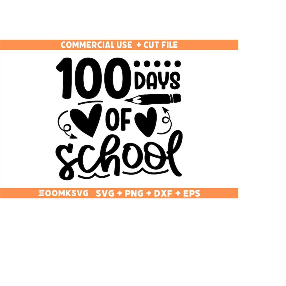 100 days of school SVG, Teacher Svg, back to school svg, sch | Inspire ...