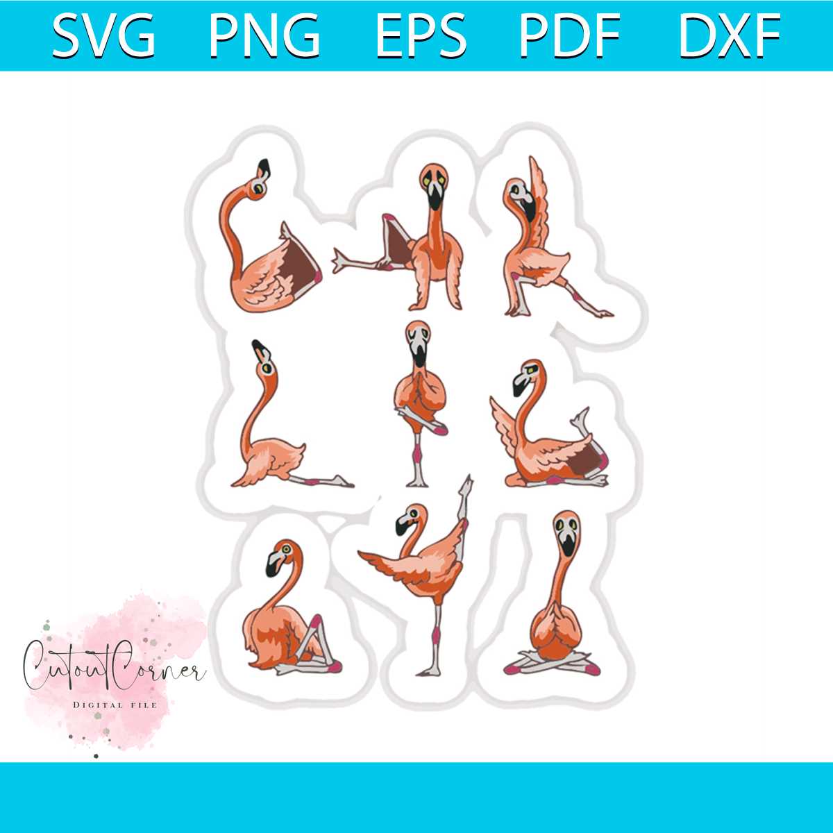 Yoga Animals Clipart | Inspire Uplift