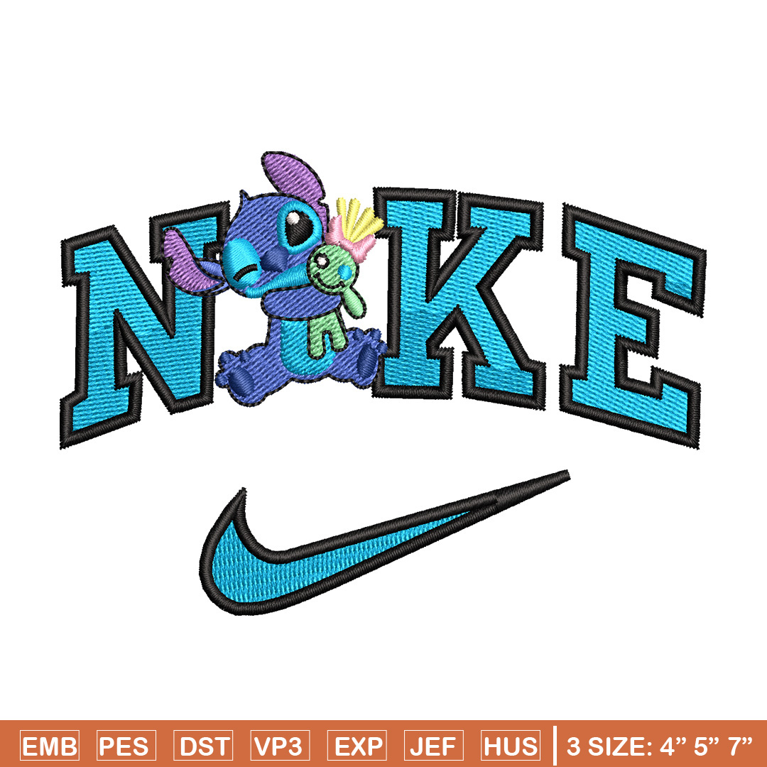 Nike stitch cute embroidery design, Stitch embroidery, Nike | Inspire ...