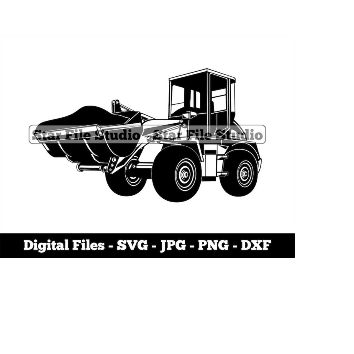 Wheel Loader 2 Svg, Loader Svg, Heavy Equipment Svg, Loader | Inspire ...