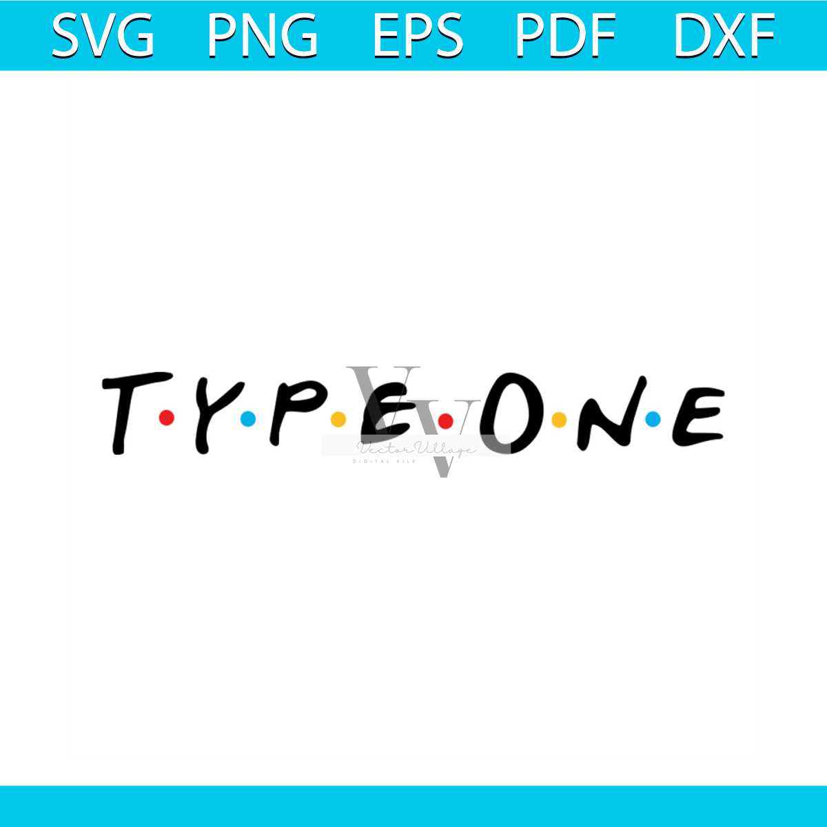 Type 1 Diabetes Inspired By Friends Svg, Trending Svg, Type | Inspire ...