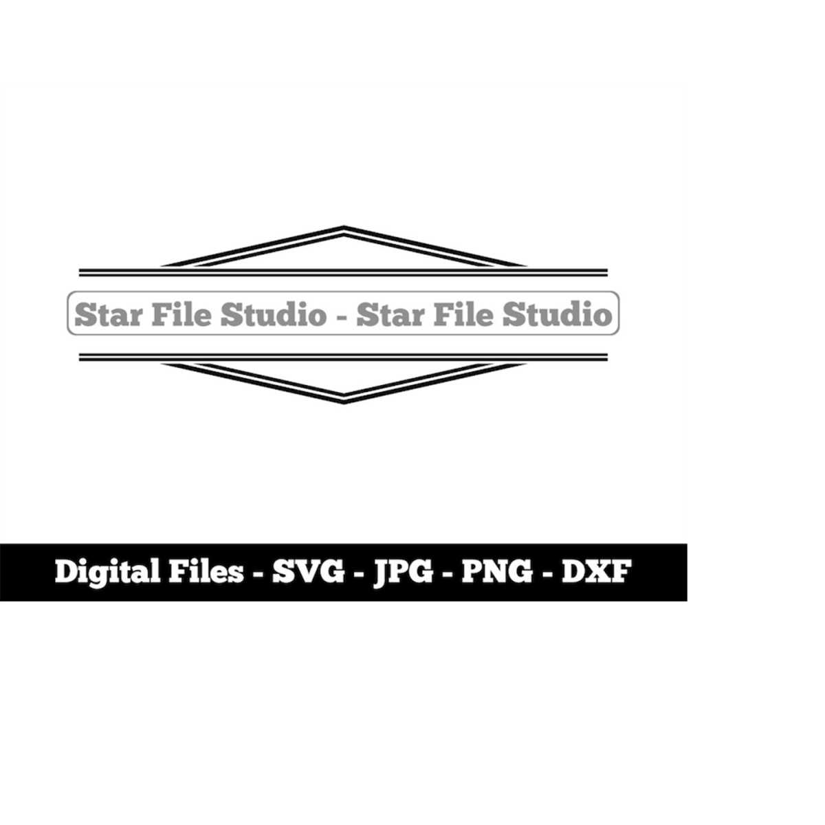 Split Monogram Template Svg, Split Monogram Svg, Decorative - Inspire ...