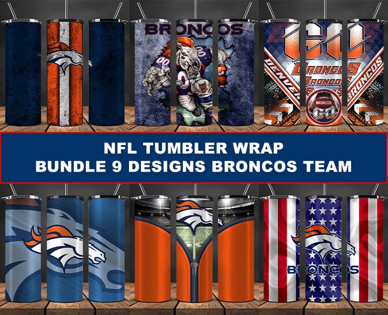 Broncos Tumbler Wrap , Football Tumbler Png ,Nfl Tumbler Wra | Inspire ...